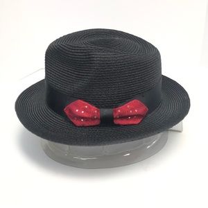 Steven Land | Accessories | Mens Steven Land Black Red Fedora Hat Size ...